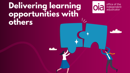 Delivering learning opportunities with others - OIAHE